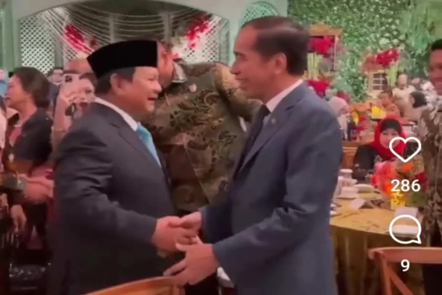Momen 3 Presiden Prabowo Jokowi Dan SBY Kondangan Bareng